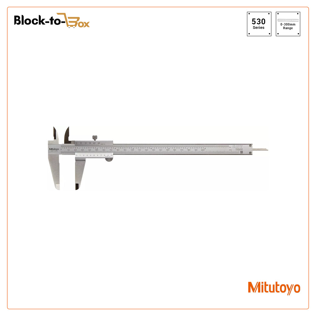 Mitutoyo 530 Series Vernier Calipers, Stainless Steel, for Inside, out ...