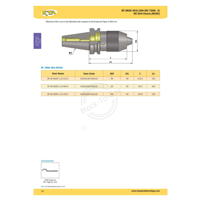 Keyless Drill Chuck – Block-To-Box