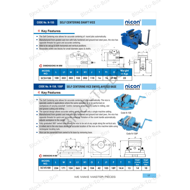 Self Centering Vices – Block-To-Box