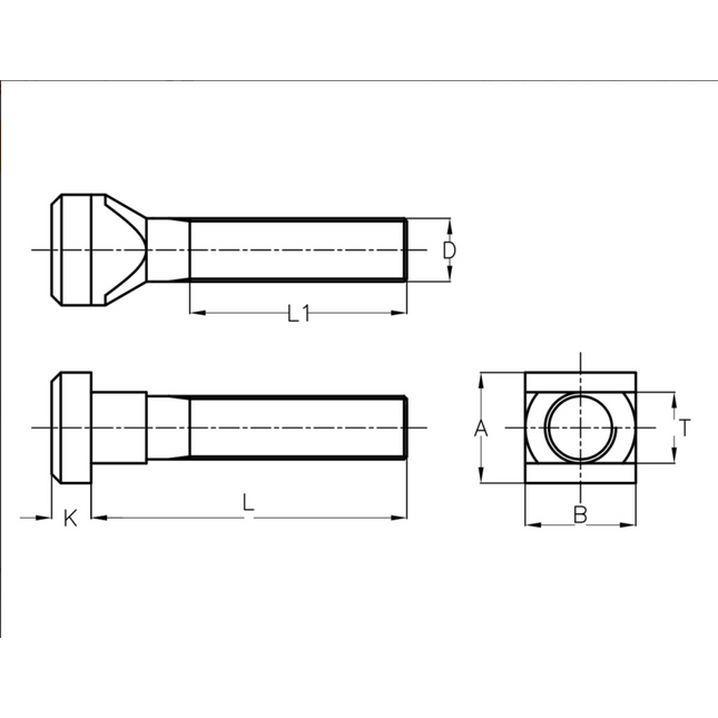 TISA Forged T Bolts – Block-To-Box